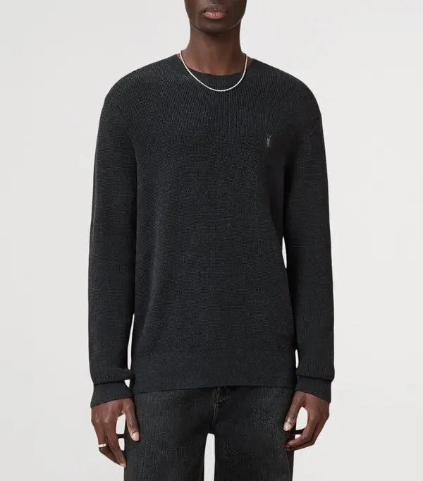 ALLSAINTS Organic Cotton-wool Aspen Sweater - Black
