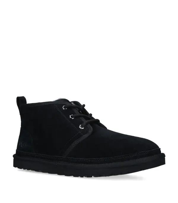 UGG Suede Neumel Lace-up Boots - Black