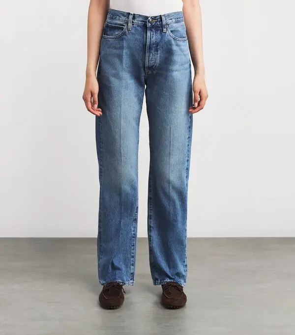 FRAME The Vertical Straight Jeans - Blue