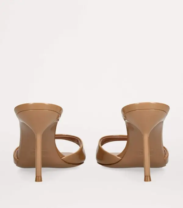 Paris Texas Lidia Patent Leather Mules - Beige