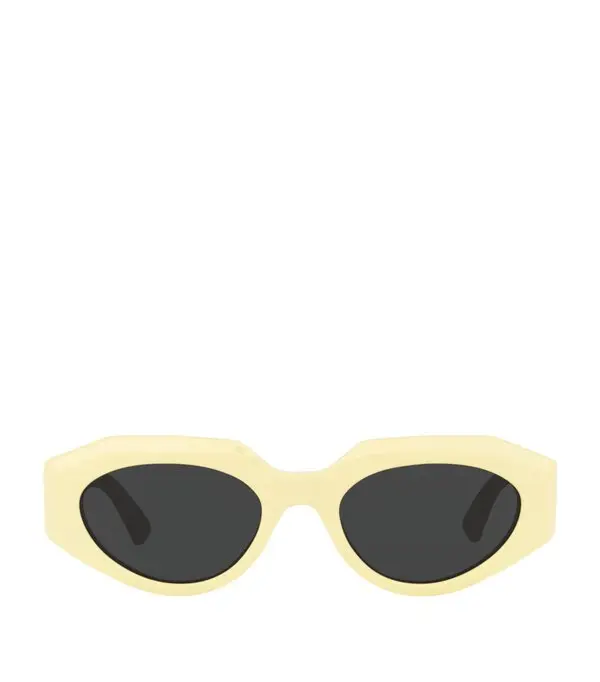 Bottega Veneta Oval Sunglasses - Yellow