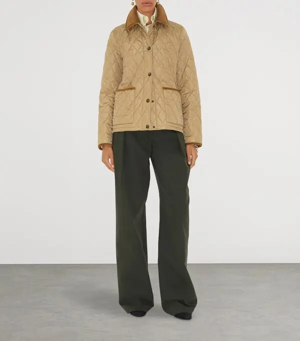 Burberry Quilted Field Jacket - Beige