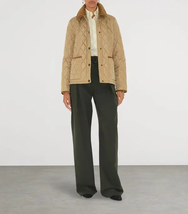 Burberry Quilted Field Jacket - Beige
