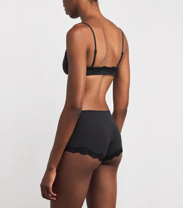 SKIMS Fits Everybody Scoop-neck Bralette - Black