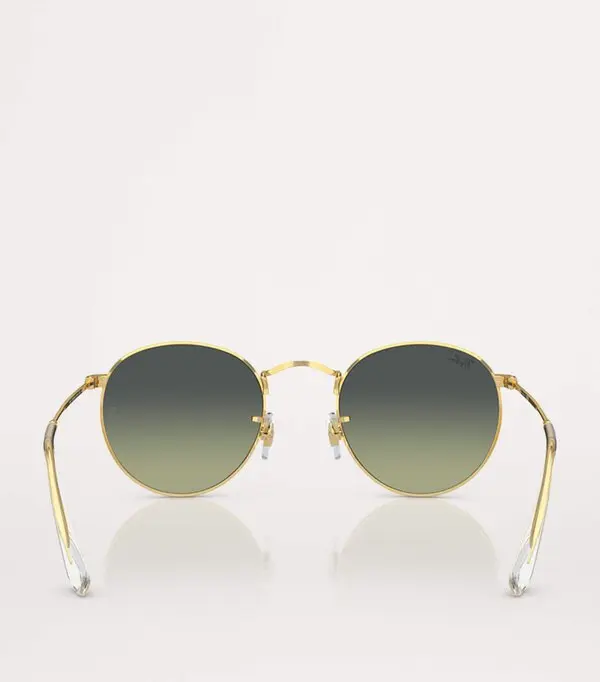 Ray-ban Round Metal Sunglasses - Gold