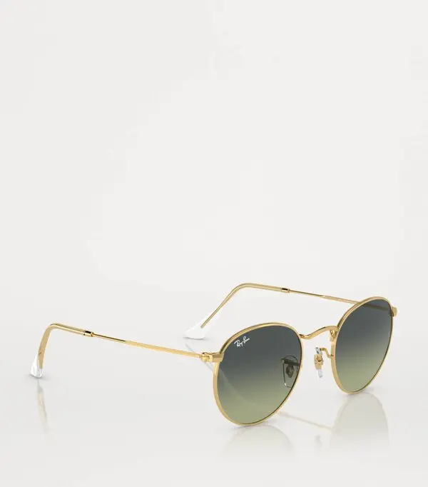 Ray-ban Round Metal Sunglasses - Gold