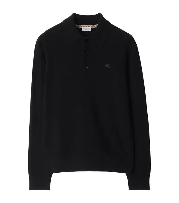 Burberry Cashmere Ekd Polo Shirt