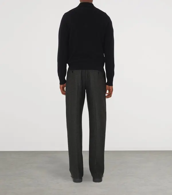 Burberry Cashmere Ekd Polo Shirt