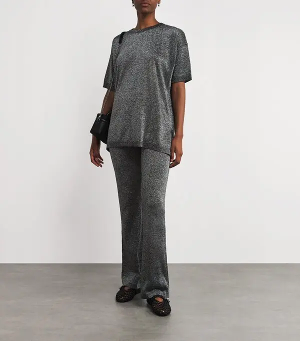 Missoni Metallic Flared Trousers