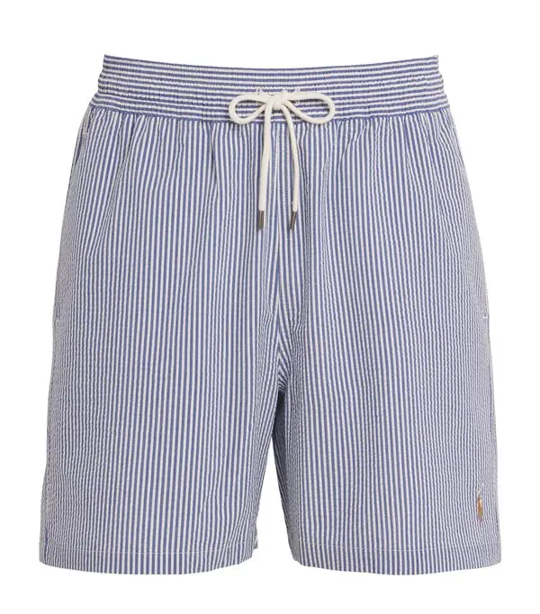 Polo Ralph Lauren Seersucker Traveller Swim Short - Blue