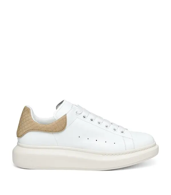 Alexander McQueen Leather Oversized Sneakers - Nude