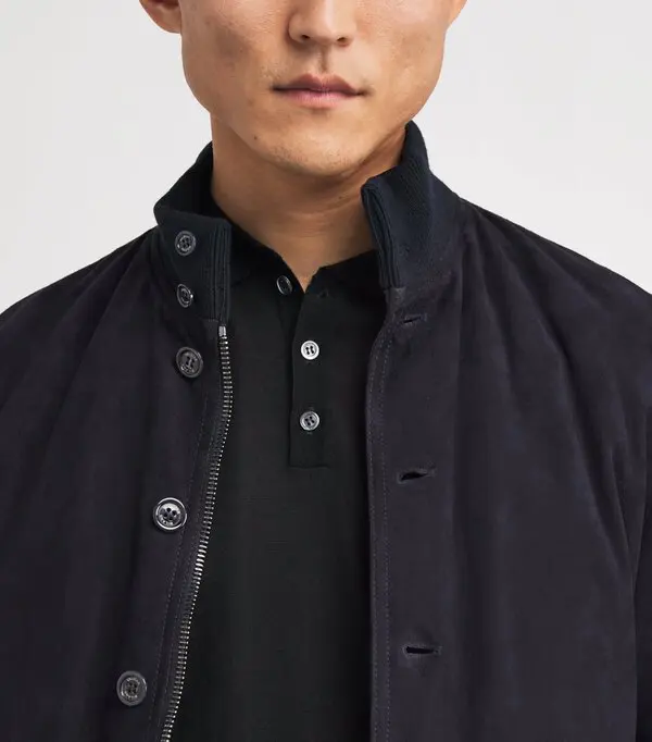 VALSTAR Valstarino Suede Bomber Jacket