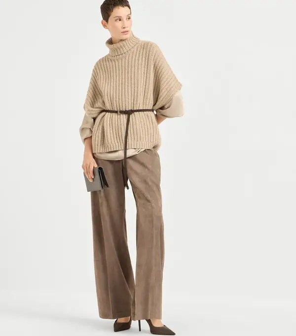 Brunello Cucinelli Cashmere Rollneck Sweater - Beige