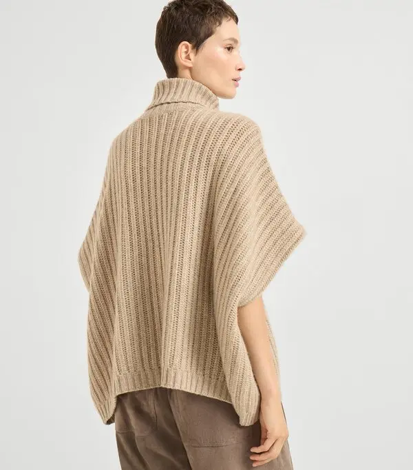 Brunello Cucinelli Cashmere Rollneck Sweater - Beige
