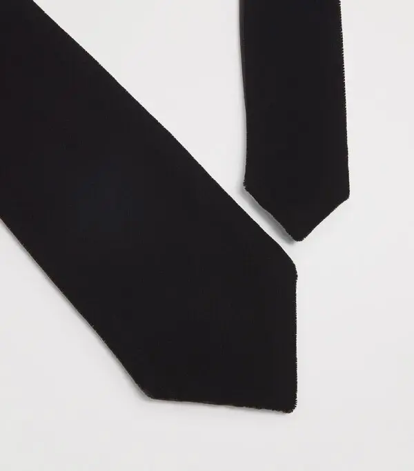 Giorgio Armani Velvet Neck Tie