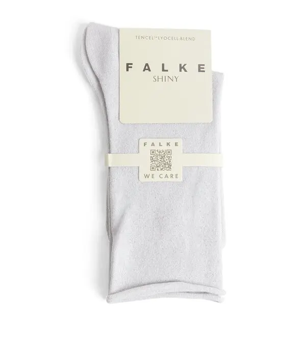 Falke Shiny Ankle Socks - White