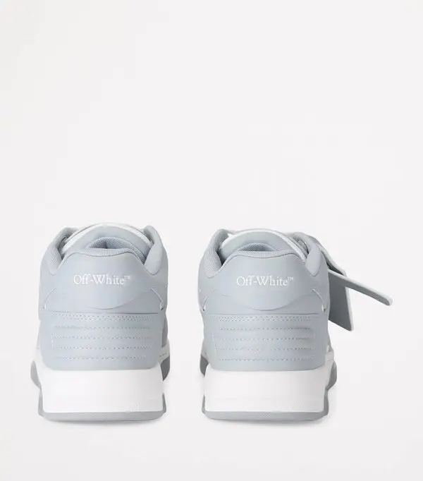 Off-White Leather Out Of Office Sneakers - Grey