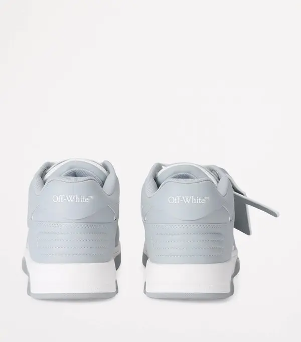Off-White Leather Out Of Office Sneakers - Grey