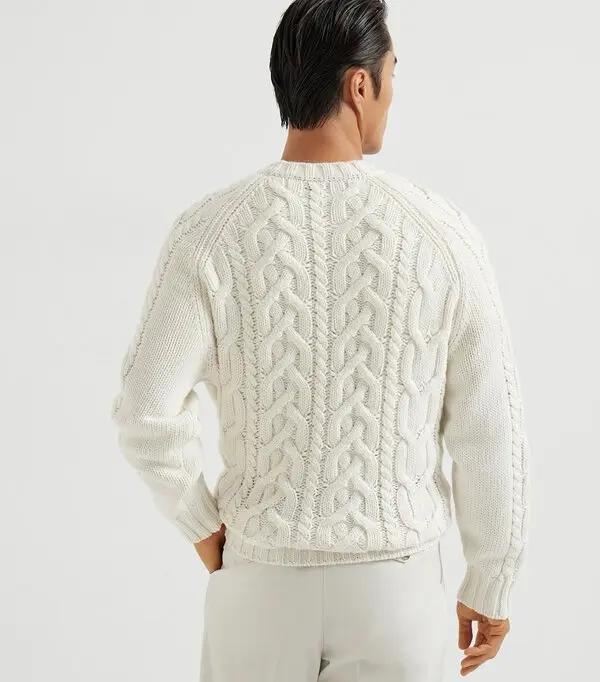 Brunello Cucinelli Cashmere Cable-knit Sweater