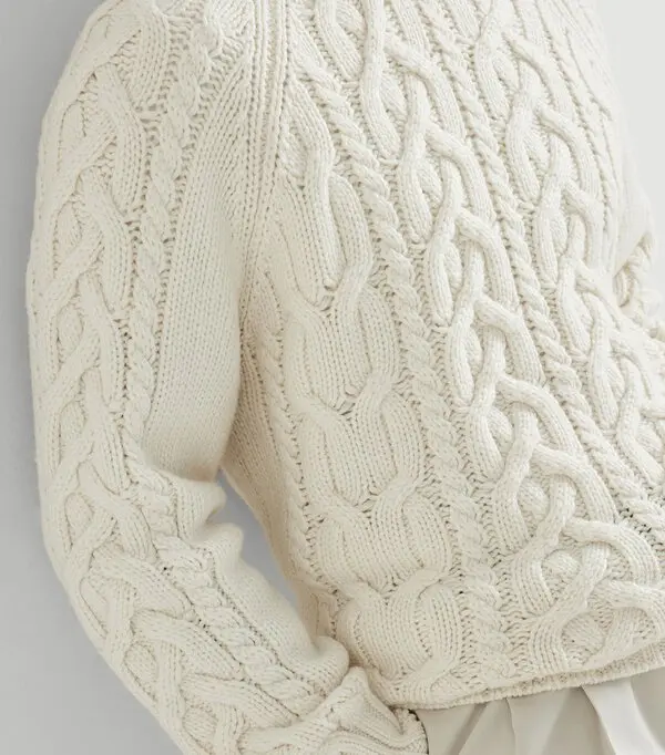 Brunello Cucinelli Cashmere Cable-knit Sweater