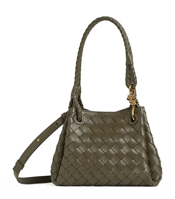 Bottega Veneta Small Parachute Shoulder Bag - Green