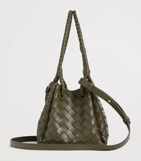 Bottega Veneta Small Parachute Shoulder Bag - Green