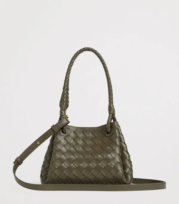 Bottega Veneta Small Parachute Shoulder Bag - Green