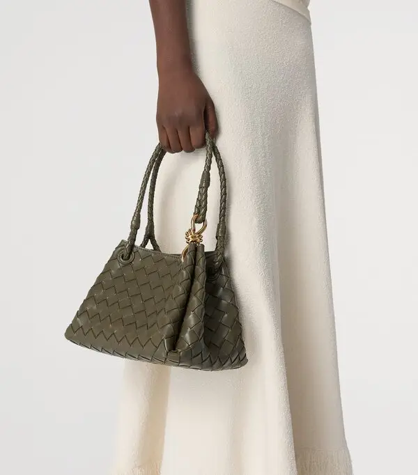 Bottega Veneta Small Parachute Shoulder Bag - Green
