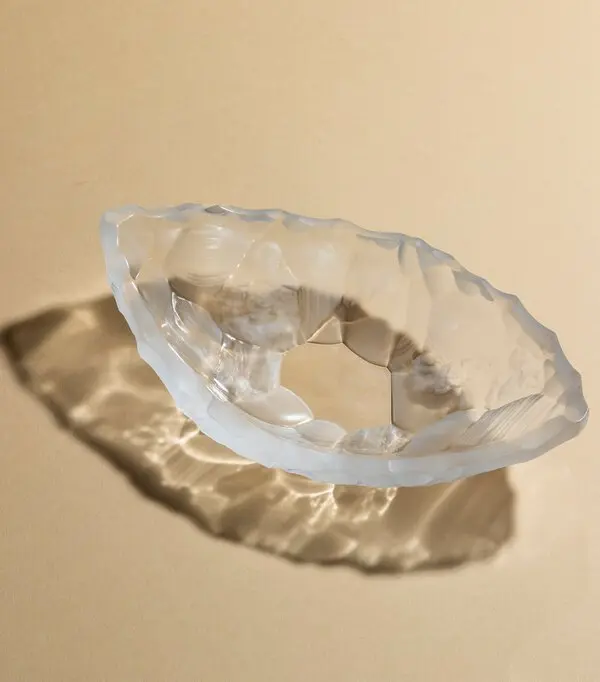 Lalique Small Crystal Silex Bowl - Clear