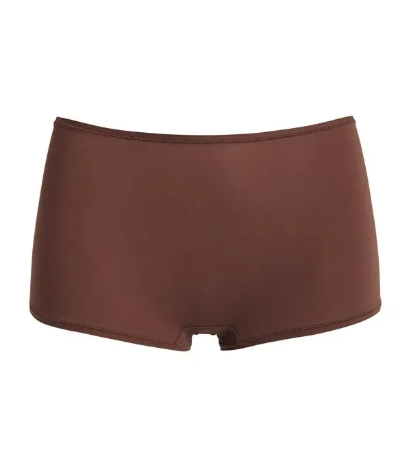 SKIMS Fits Everybody Boyshort Briefs - Brown