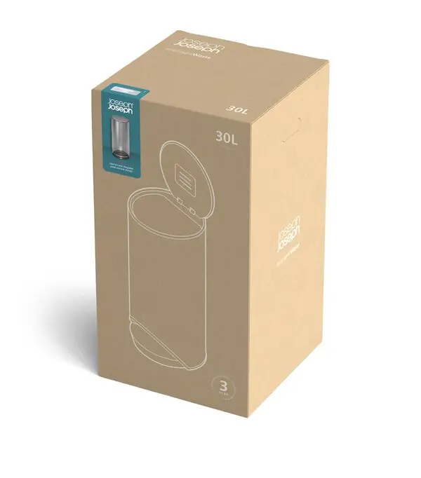 JOSEPH JOSEPH Large Easy-push Arc Pedal Bin