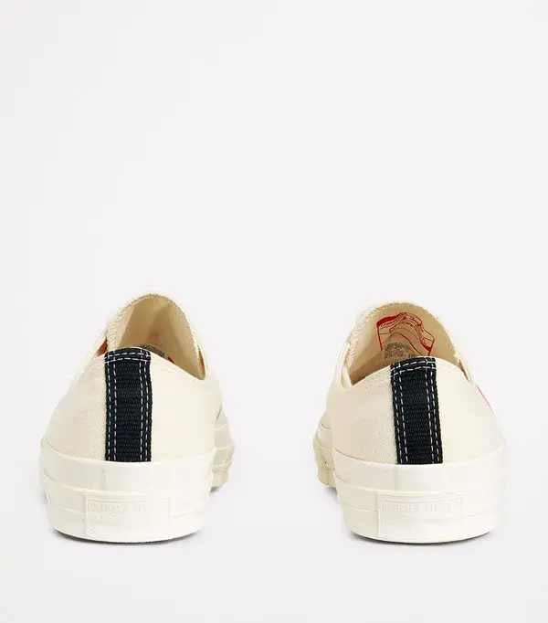 Play Comme Des Garcon X Converse Heart Chuck Taylor All Star '70 Low-top Sneakers - White