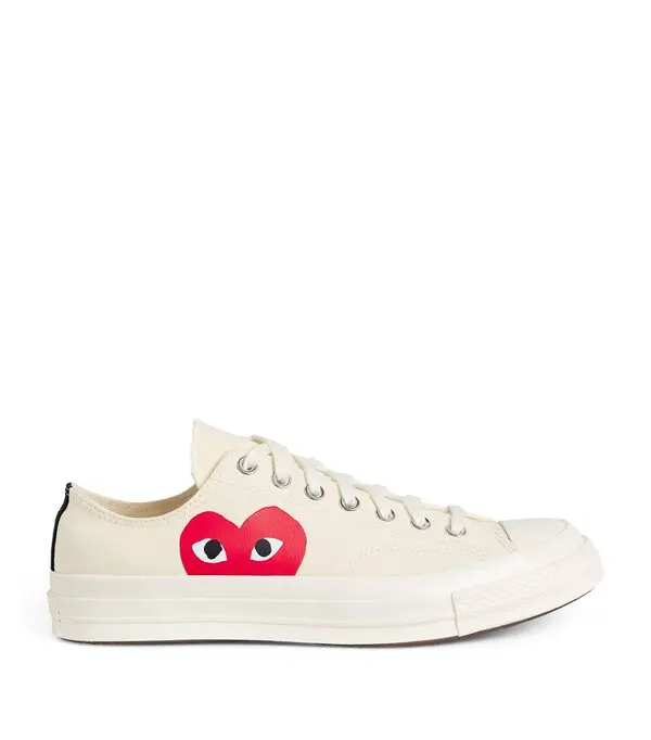 Play Comme Des Garcon X Converse Heart Chuck Taylor All Star '70 Low-top Sneakers - White