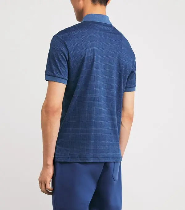 Polo Ralph Lauren Cotton Glen Plaid Polo Shirt - Blue