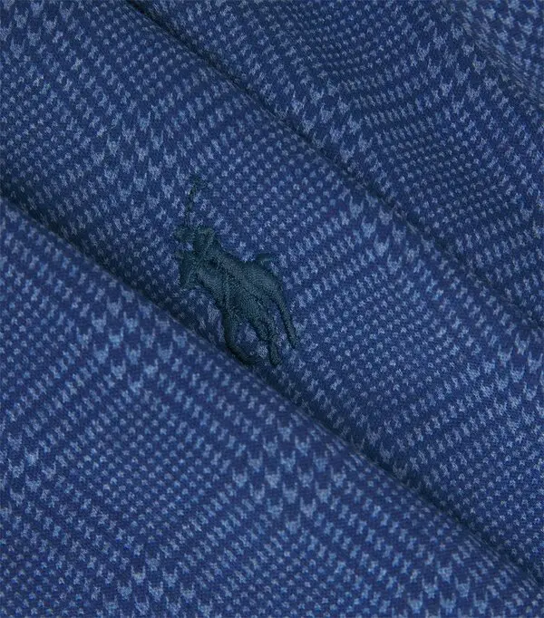Polo Ralph Lauren Cotton Glen Plaid Polo Shirt - Blue