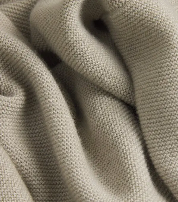Eskandar Cashmere Split-sleeve Relaxed Sweater - Grey