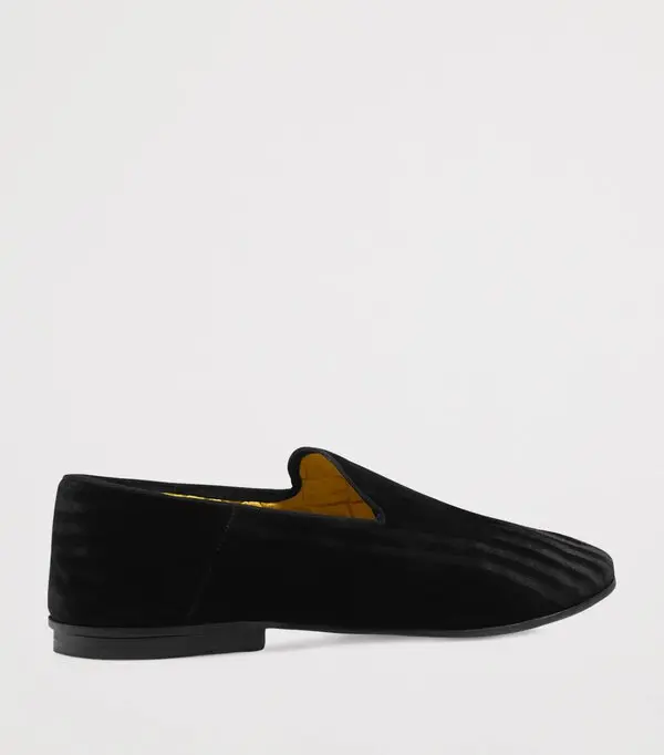 TOM FORD Velvet Loafers - Black