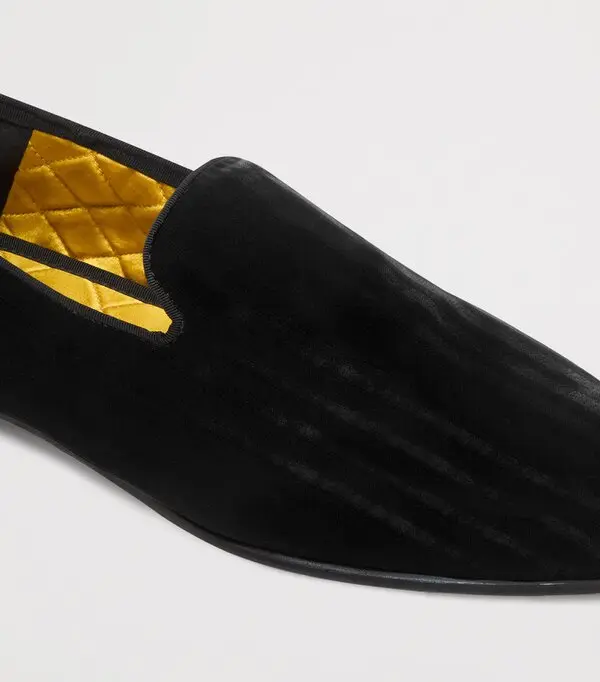 TOM FORD Velvet Loafers - Black