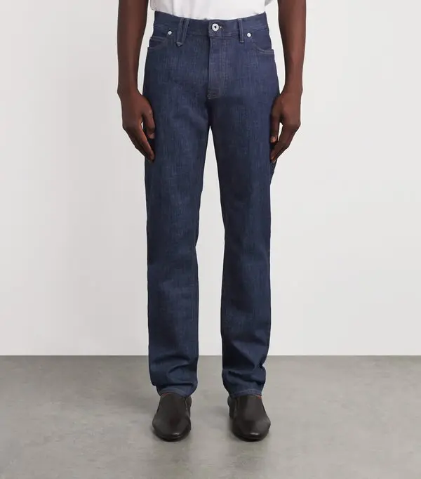 Brioni Organic Denim Meribel Straight Jeans