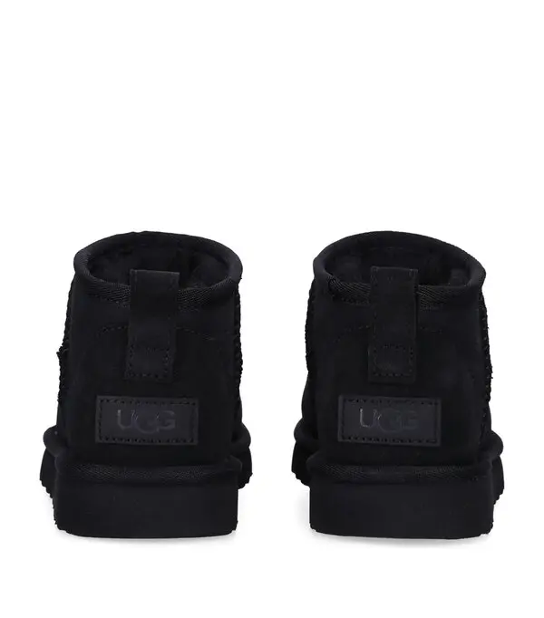 UGG Suede Ultra Mini Boots - Black