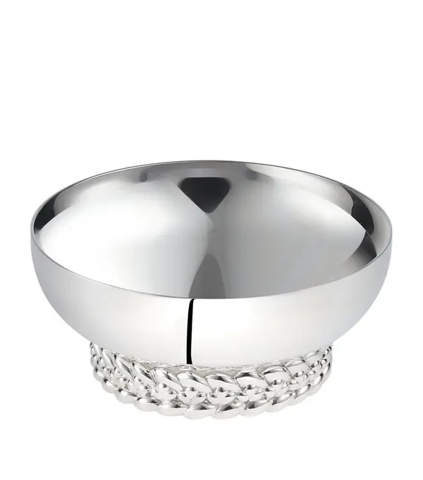 Christofle Plated Babylone Bowl - Silver