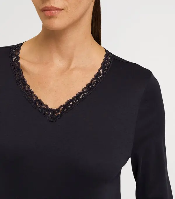 Hanro Cotton Moments Pyjama Set - Black