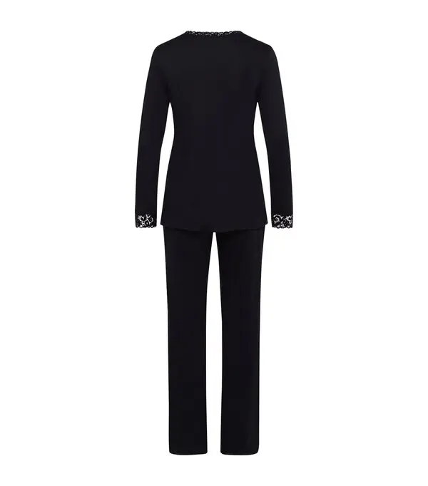 Hanro Cotton Moments Pyjama Set - Black