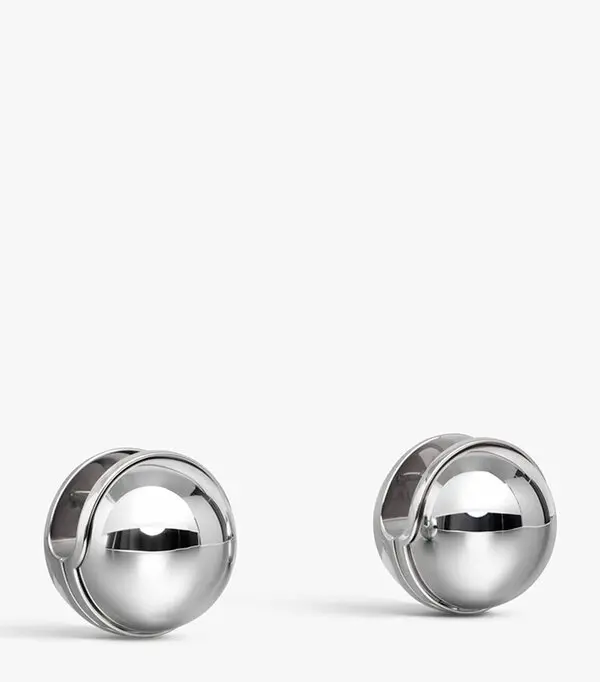 Alaïa Sphere Earrings - Silver
