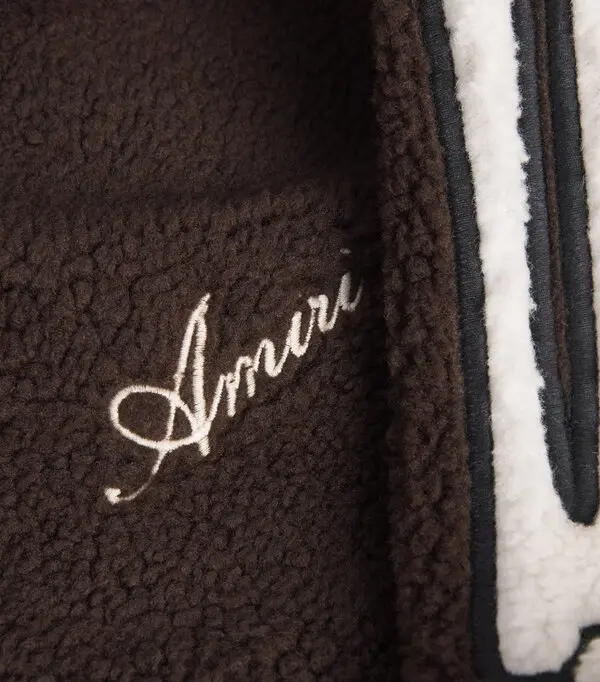 Amiri Fleece Bones Hooded Jacket