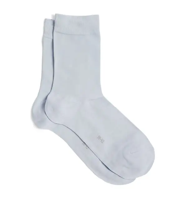 Falke Cotton Touch Ankle Socks - Blue
