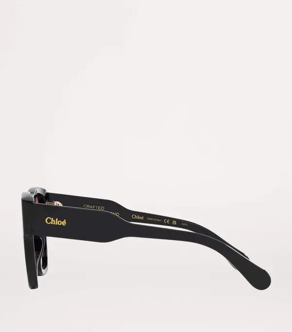 Chloé Acetate 06n000477 Sunglasses - Black