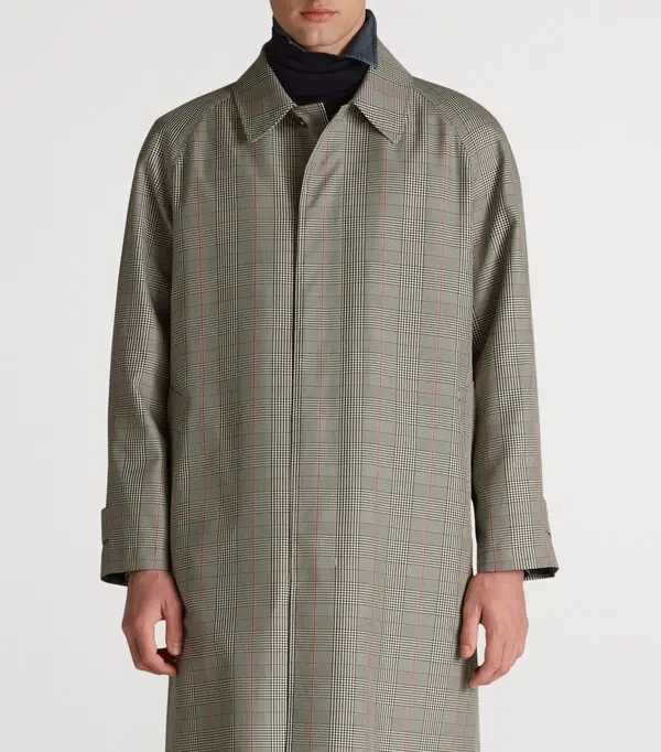 Dunhill Cotton-silk Raglan Sleeve Overcoat