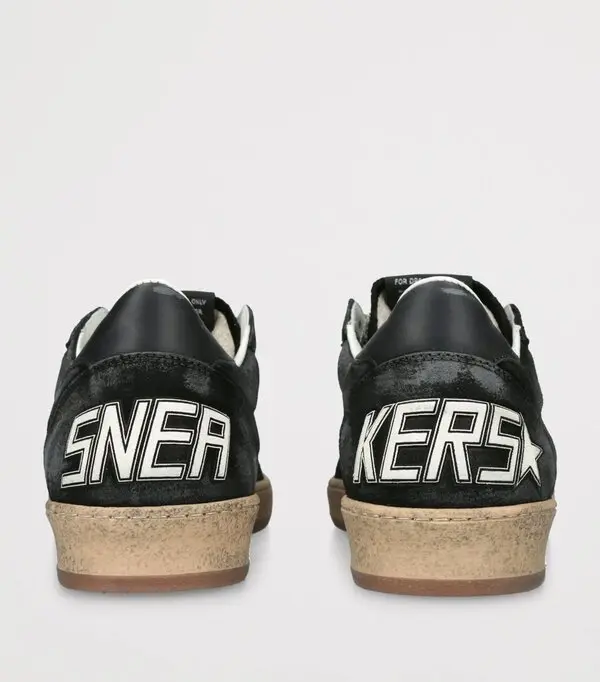 GOLDEN GOOSE Ball Star Suede Sneakers - Black