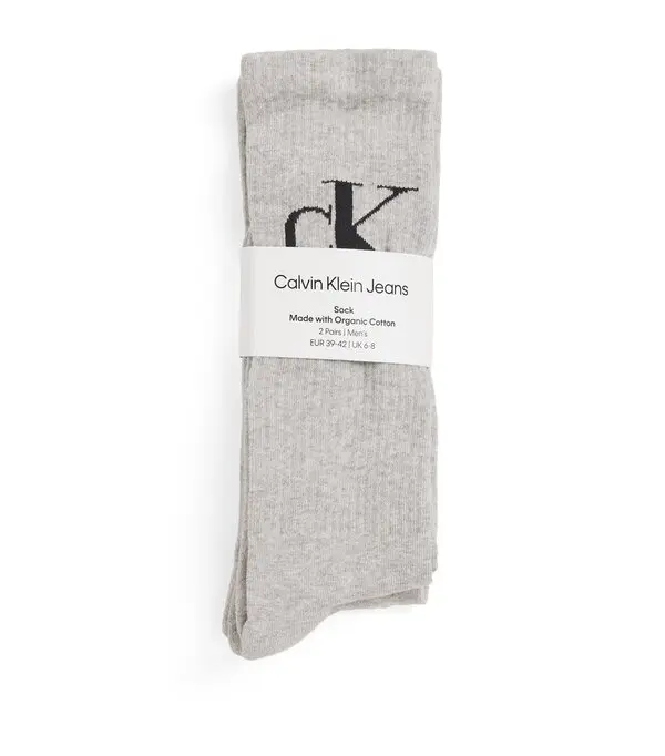 Calvin Klein Ribbed Socks - Grey